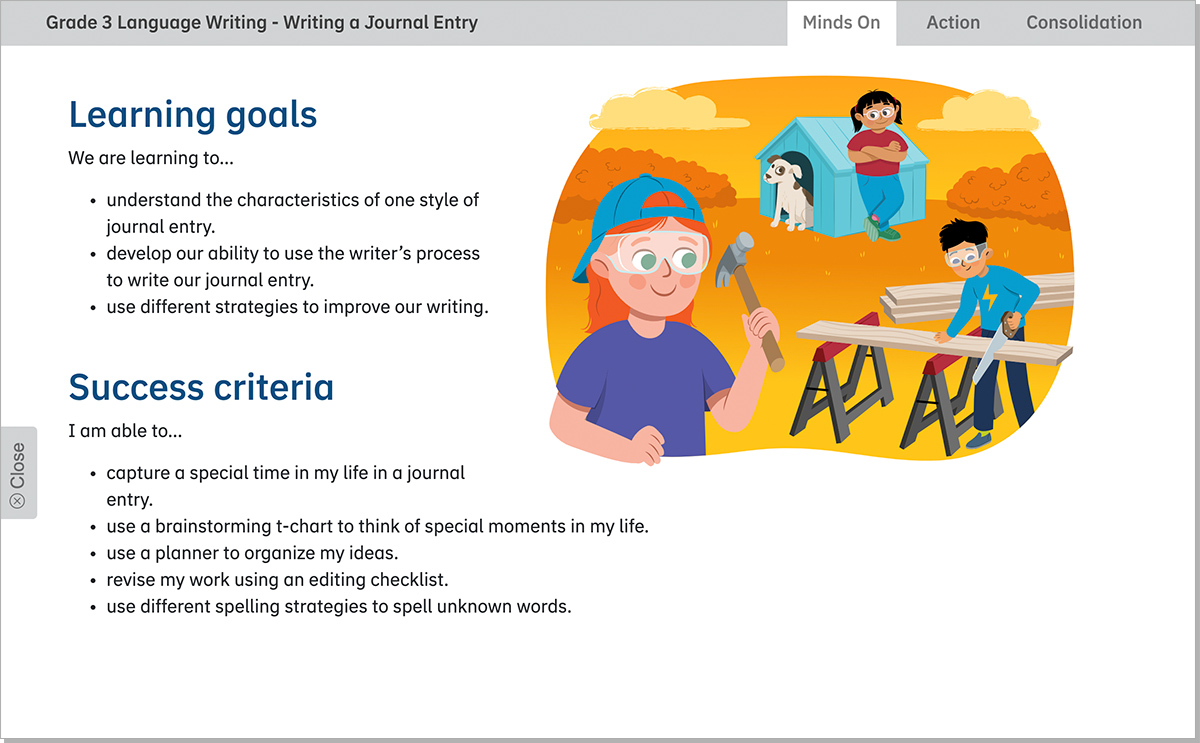 Understanding a Learning Activity